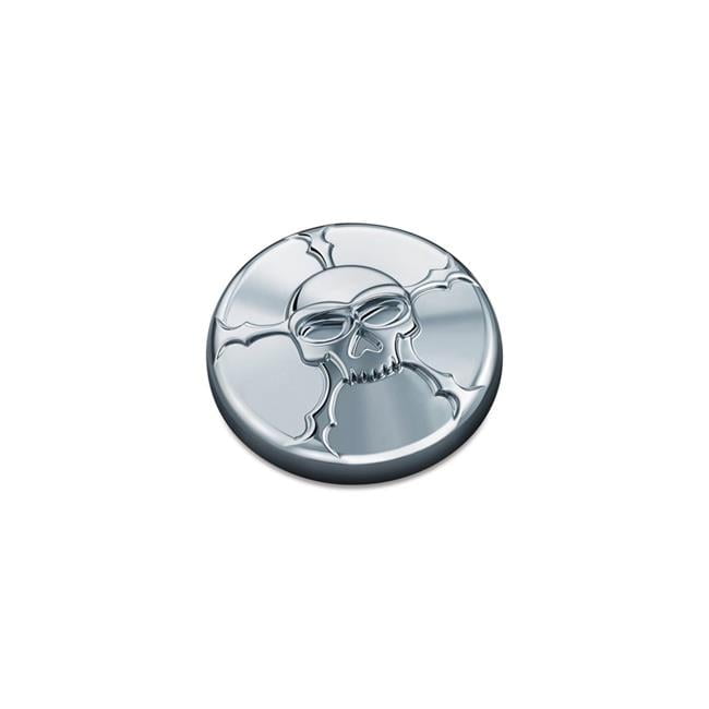 Kuryakyn 7358 Zombie Skull Vented Fuel Tank/Gas Cap with Right-Hand ...