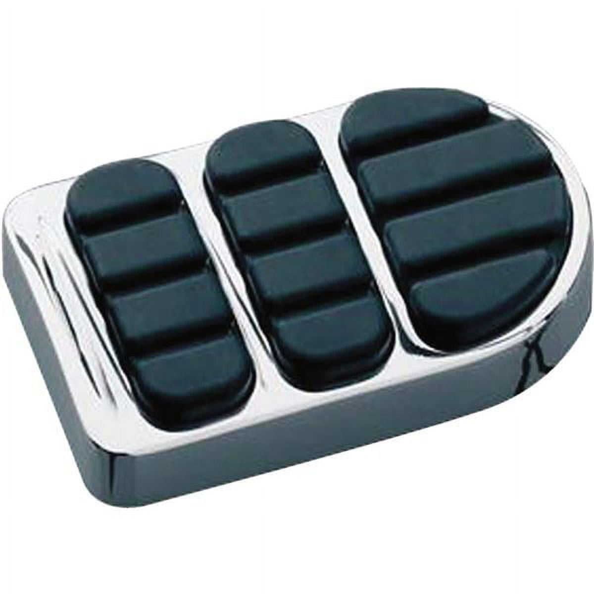 Kuryakyn Chrome/Black ISO Rear Brake Pedal Pad (8027) - Walmart.com