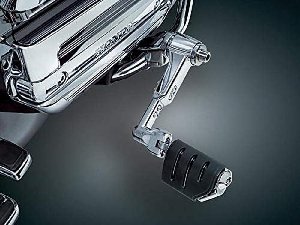 Kuryakyn Chrome Ergo III Cruise Mounts with Trident Dually ISO-Pegs ...