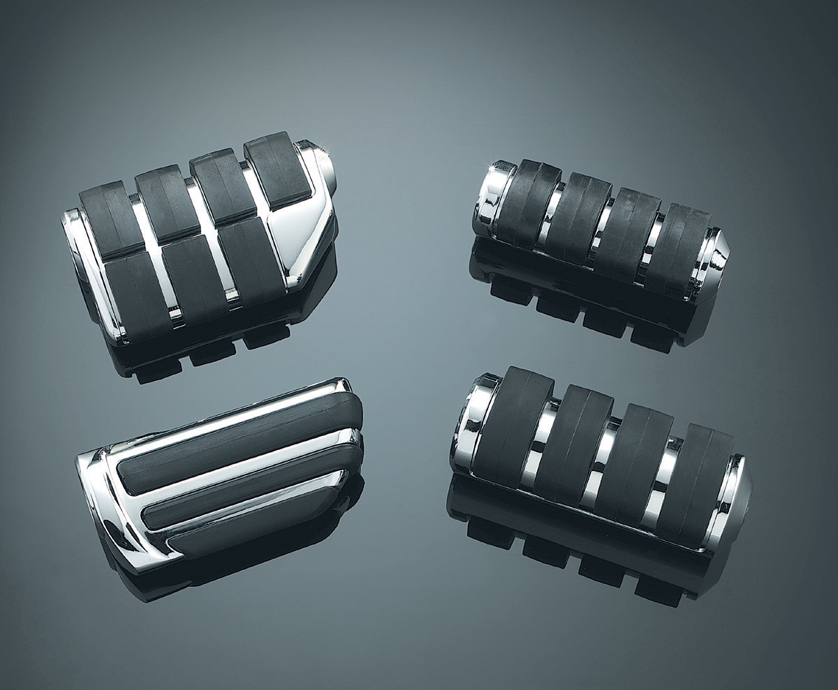 Kuryakyn Chrome ISO Dually Footpegs without Adapter - Walmart.com