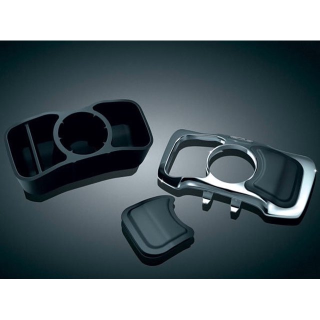 Kuryakyn Chrome Storage Center Glove Box Cubby Cover Honda Goldwing F6B ...