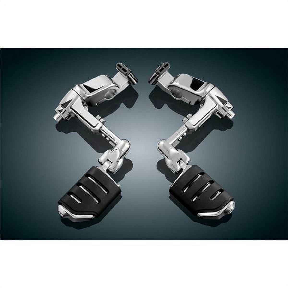 Kuryakyn Ergo III Chrome Cruise Mounts w/Trident Dually ISO-Pegs (4081 ...