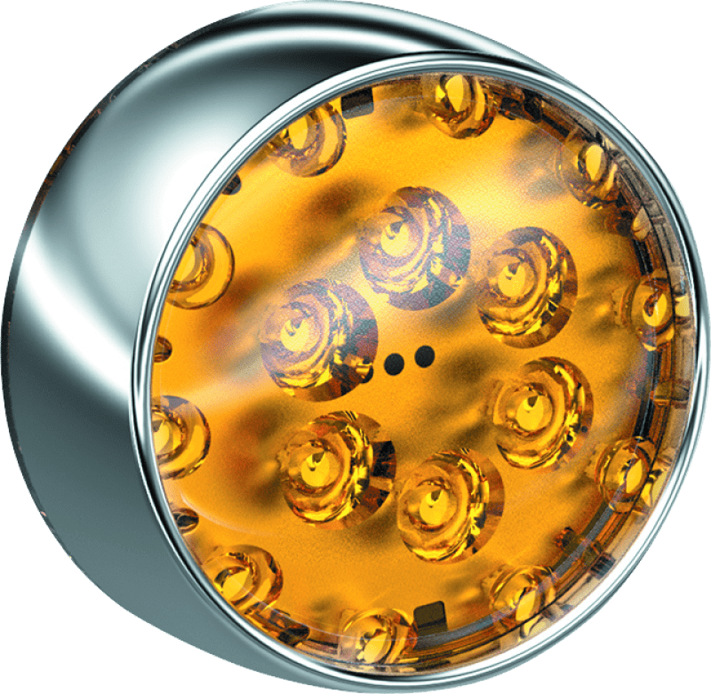 Kuryakyn LED Front Turn Signal Conversion Bullet Style Chrome Bezel ...