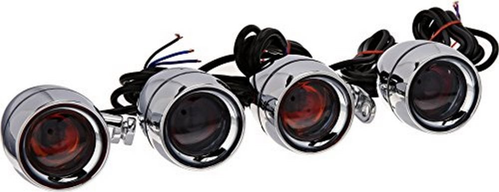Kuryakyn Late Style Chrome Turn Signal Kit (KUR2317) - Walmart.com