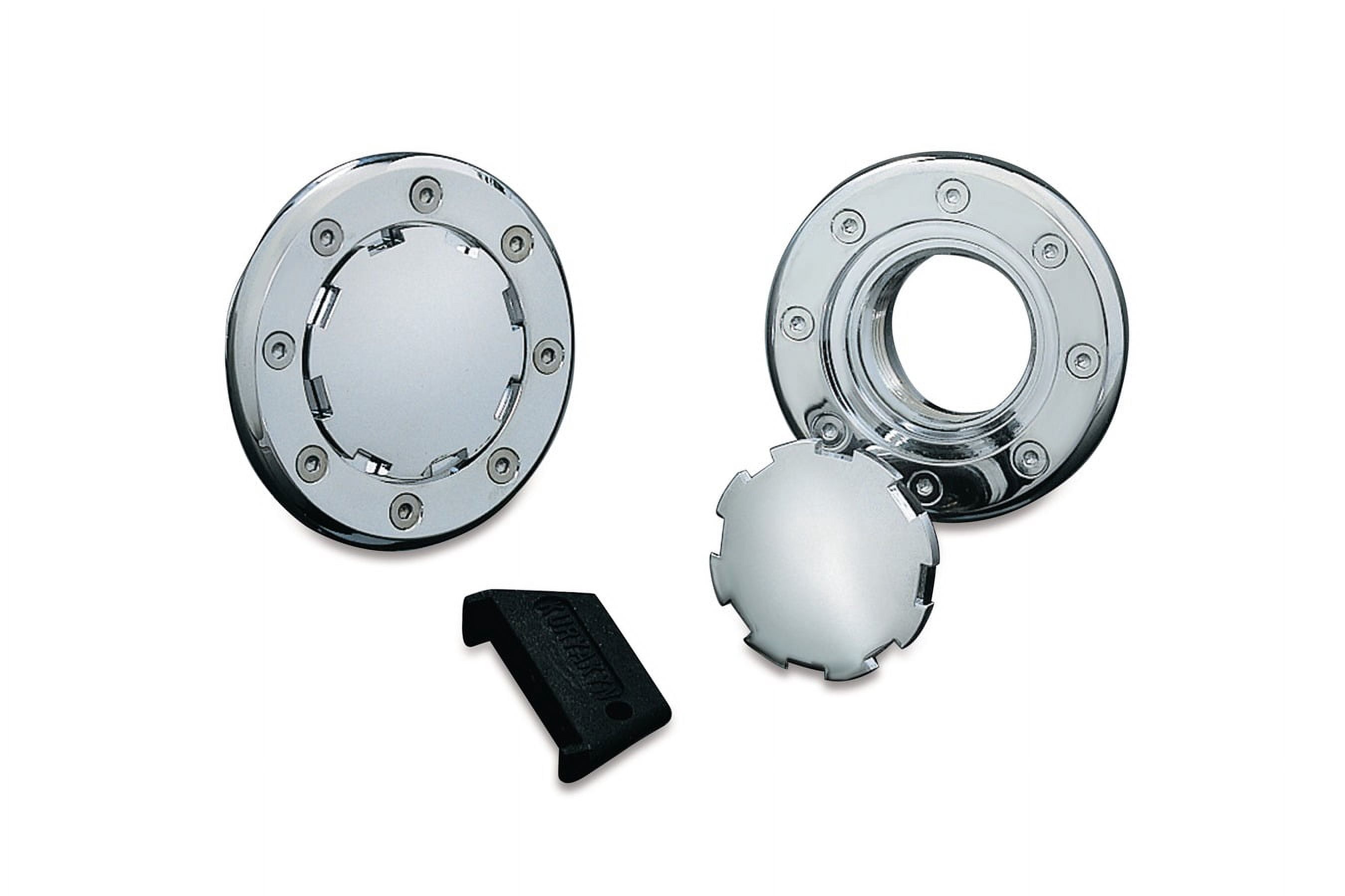 Kuryakyn Non-Vented Flush Mount Gas Cap, Chrome - Walmart.com
