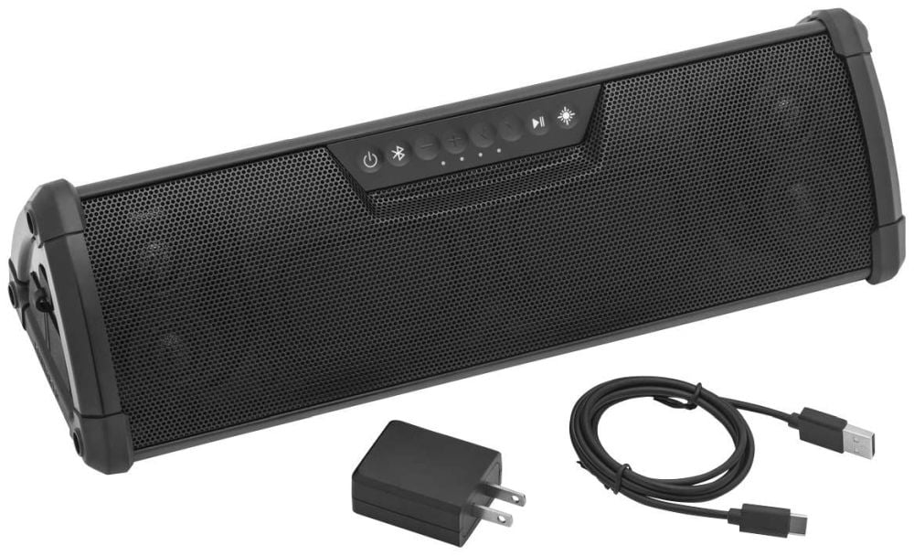 Kuryakyn Portable Sound Bar by MTX, Black, 2721 - Walmart Business Supplies