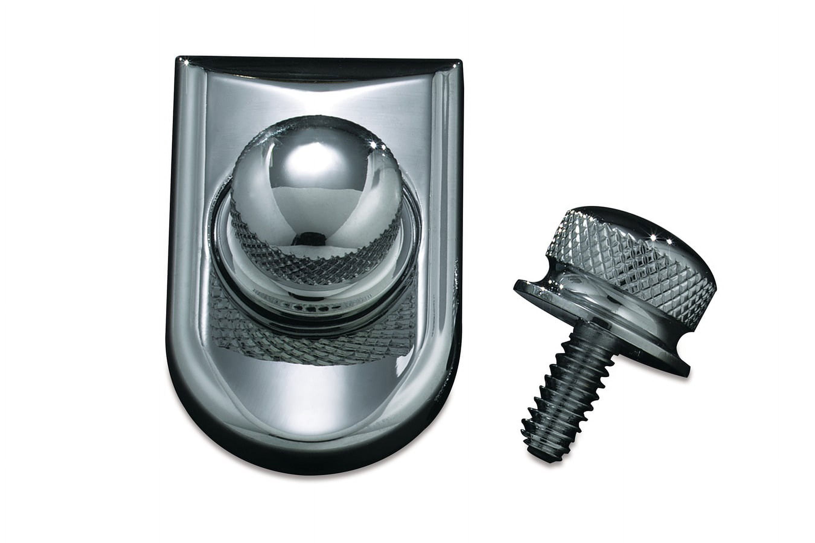 Kuryakyn Seat Screw and Beauty Cap Combo, Chrome - Walmart.com