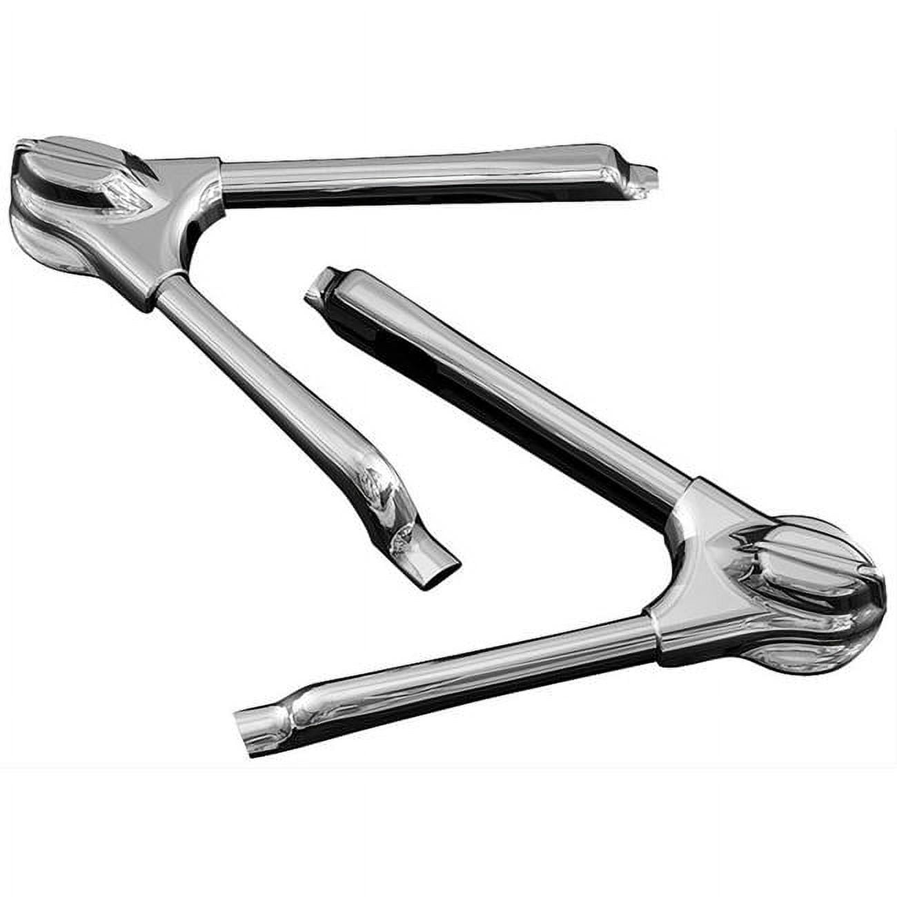 Kuryakyn Swingarm Cover Kit - Unlighted 00-07 Softail Models Chrome ...