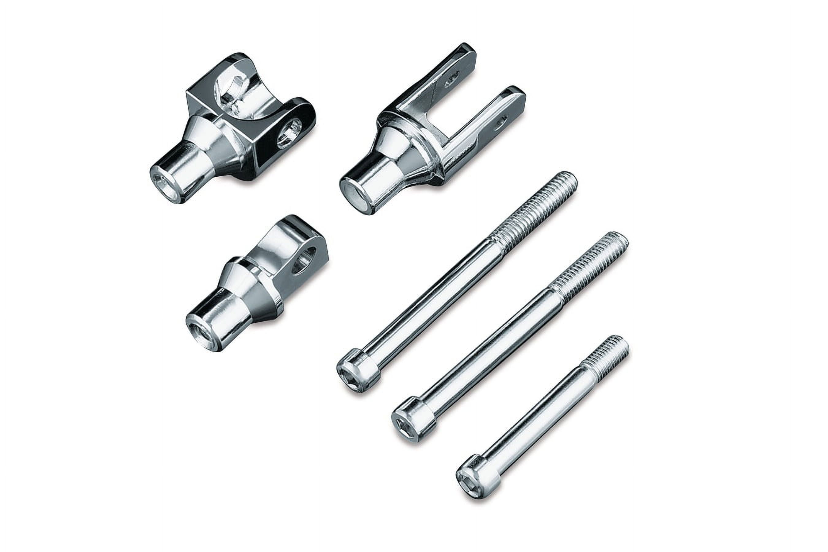 Kuryakyn Tapered Peg Adapters, Male Mount, Chrome - Walmart.com
