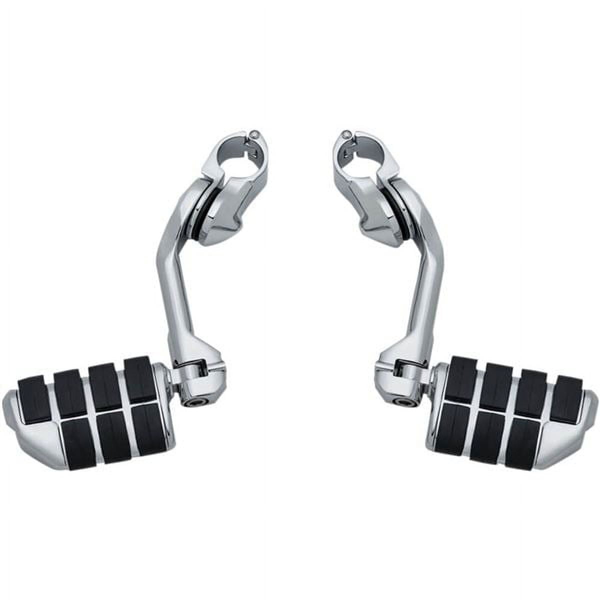 Kuryakyn Long Chrome Tourtech Footpegs with Dually Pegs (4529 ...