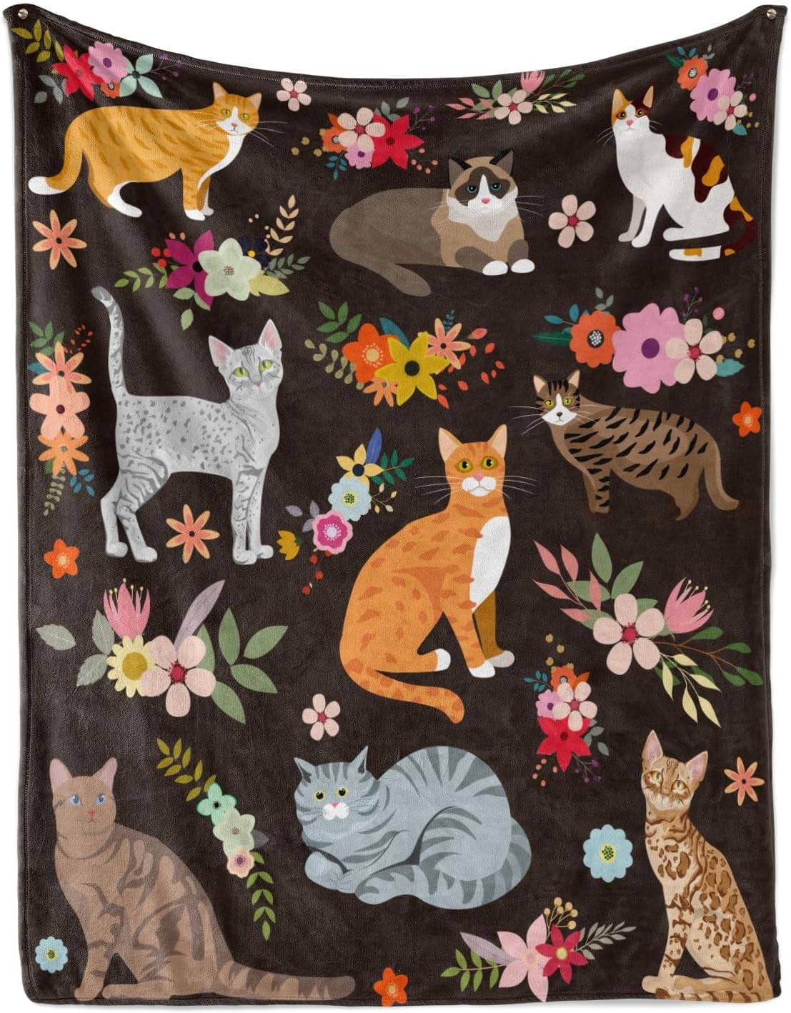 Kuscheln Cats Blanket Cat Present Soft Flannel Lightweight Cats Throw ...