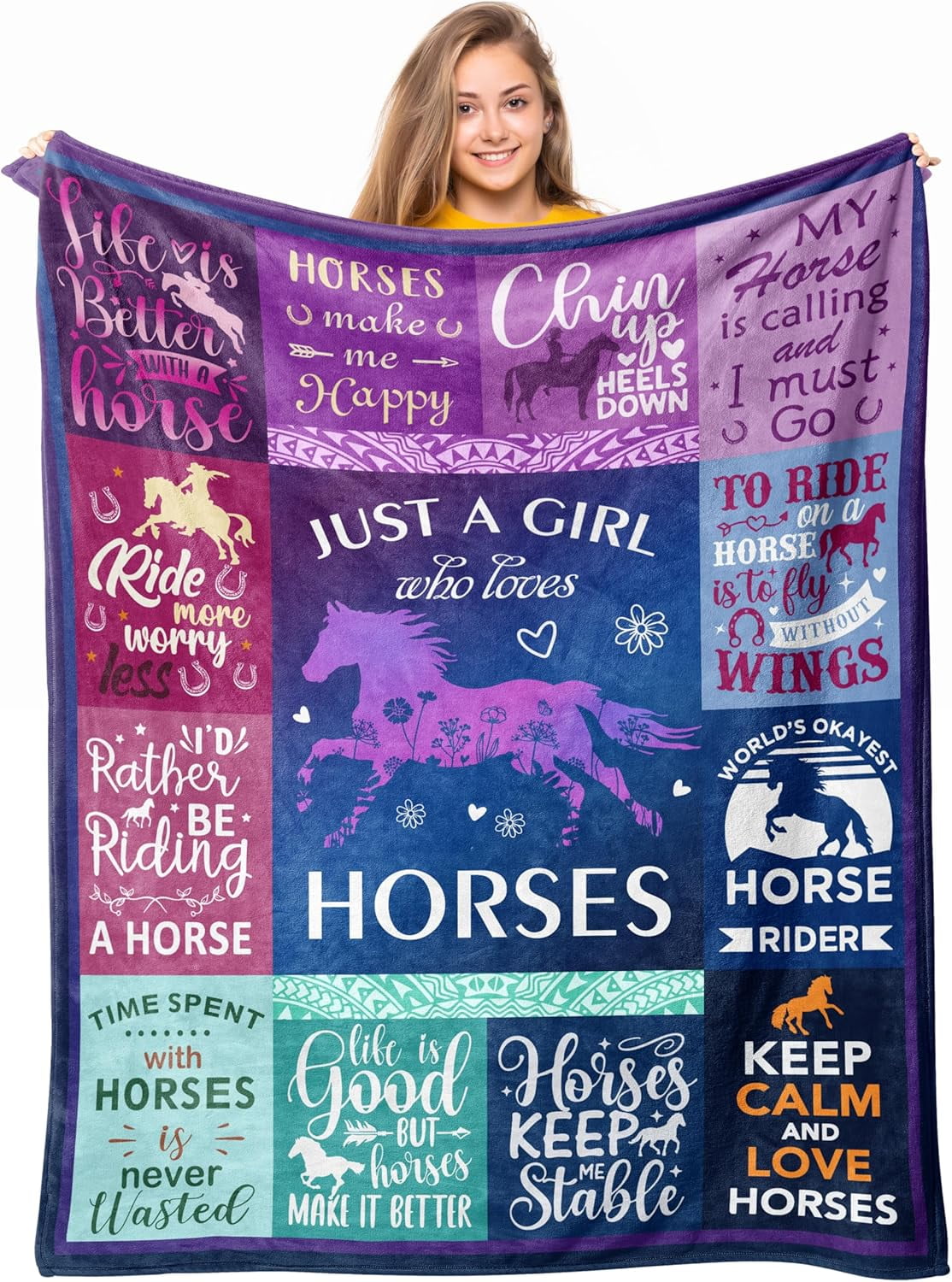 Kuscheln Horse Gifts for Girls Women, Just A Girl Who Loves Horses ...