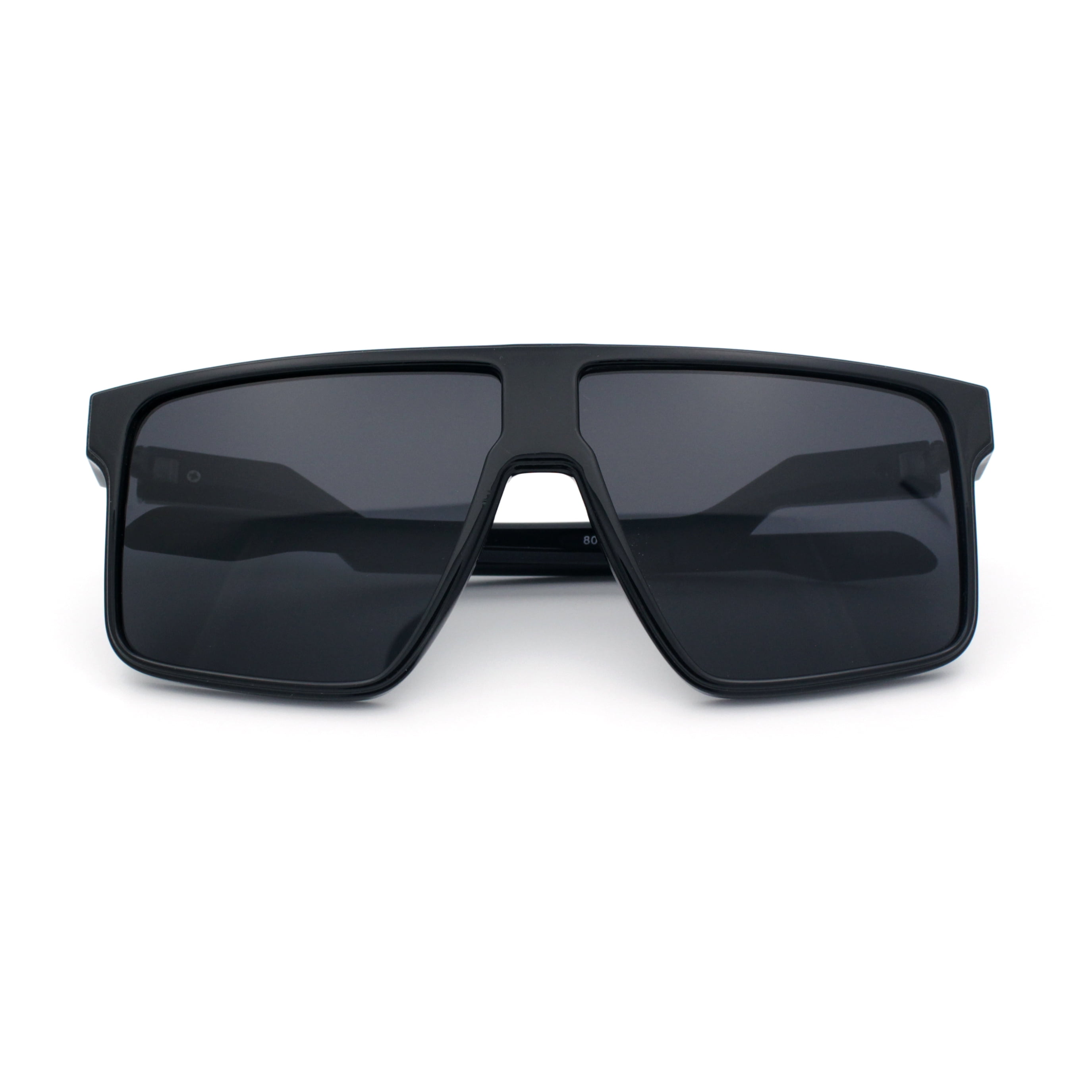 Kush Manly Futuristic Flat Top Bolt Arm All Black Oversized Racer ...
