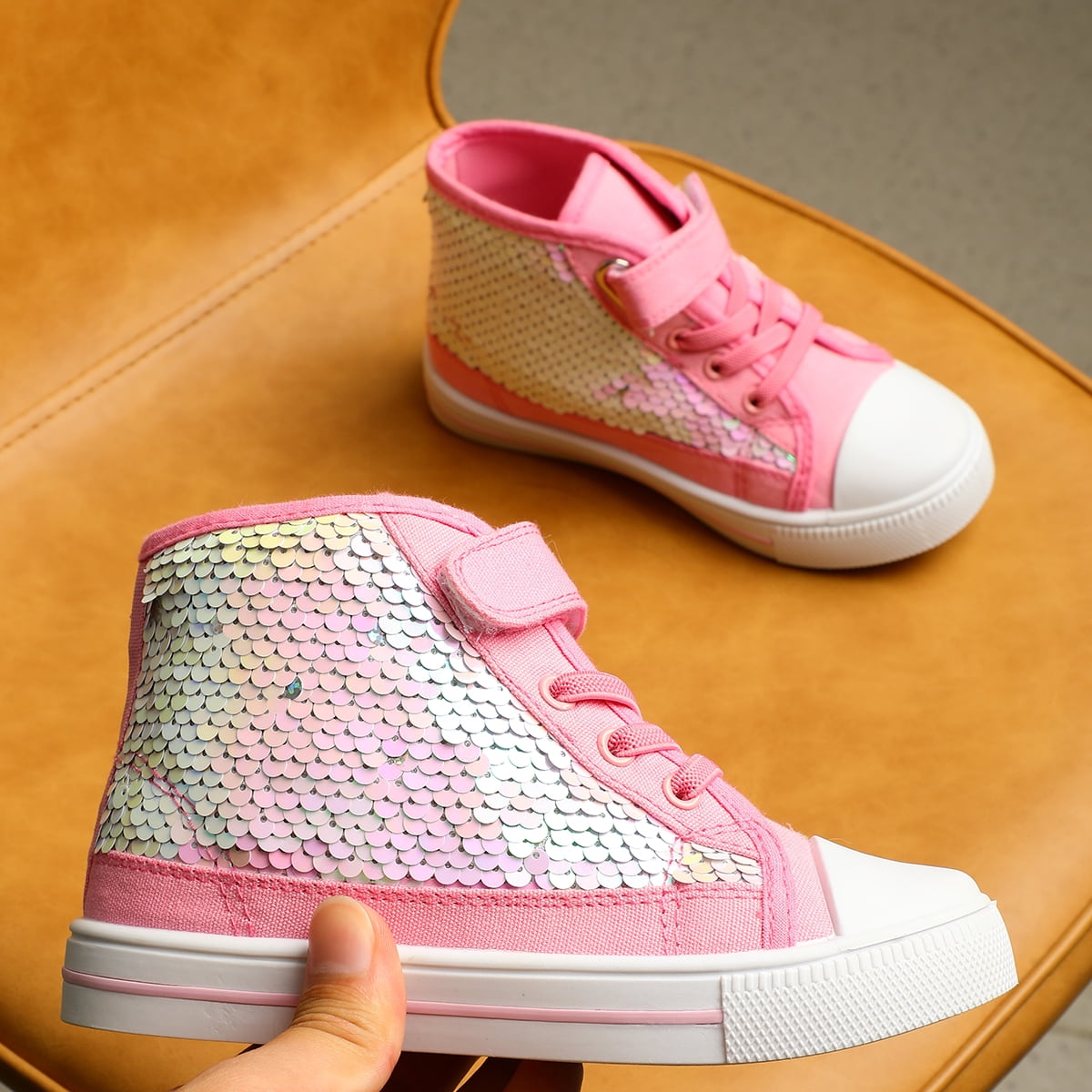 Kushyshoo Angel Unicorn Toddler High Top Girls Sneakers Kids Walking ...