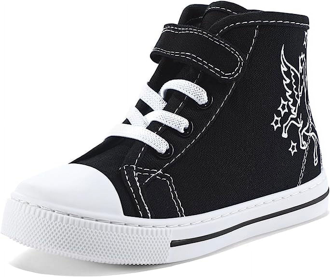 Kushyshoo Angel Unicorn Toddler High Top Girls Sneakers Kids Walking ...