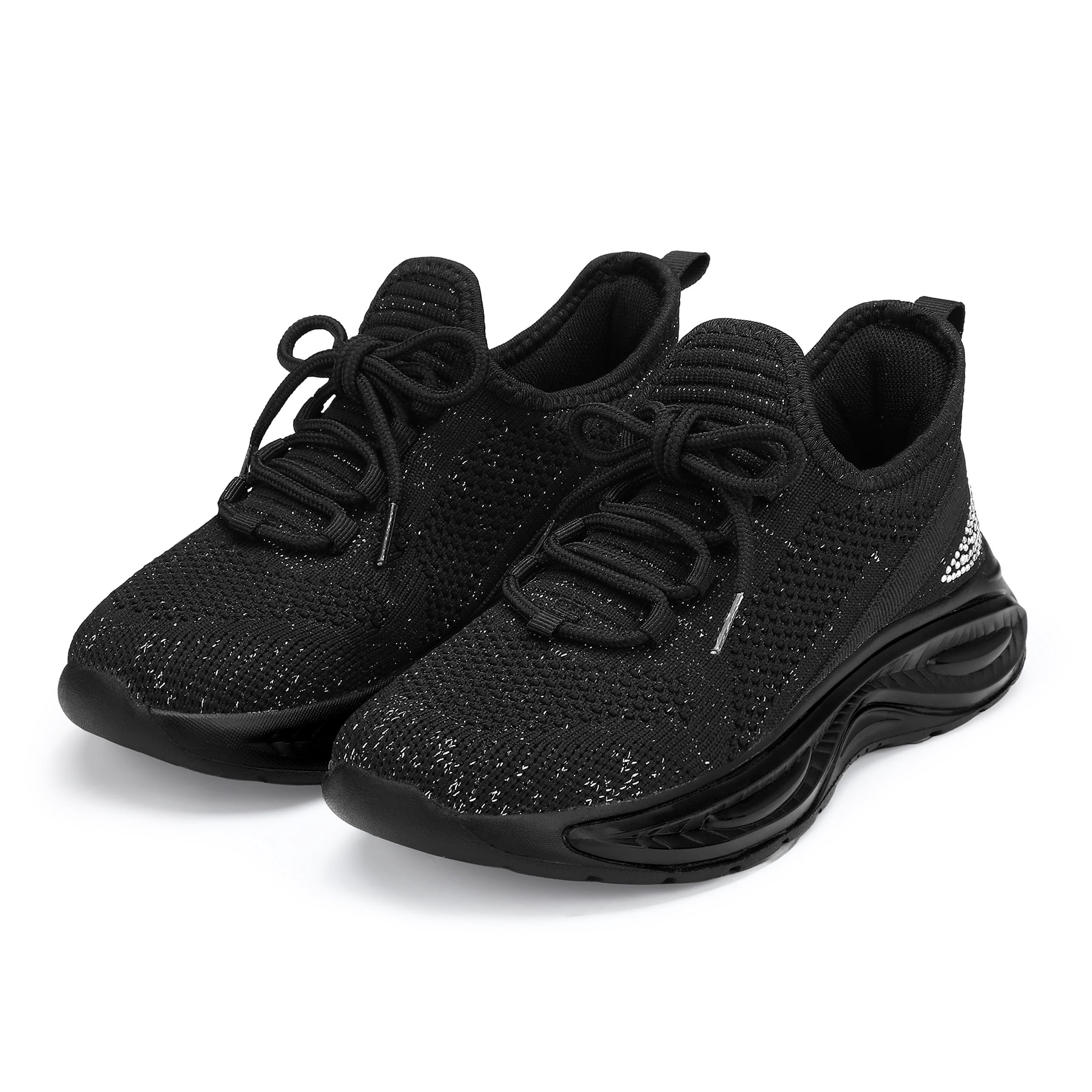 Kushyshoo Girls Lightweight Sneakers Kids Breathable Lace-up Athletic ...