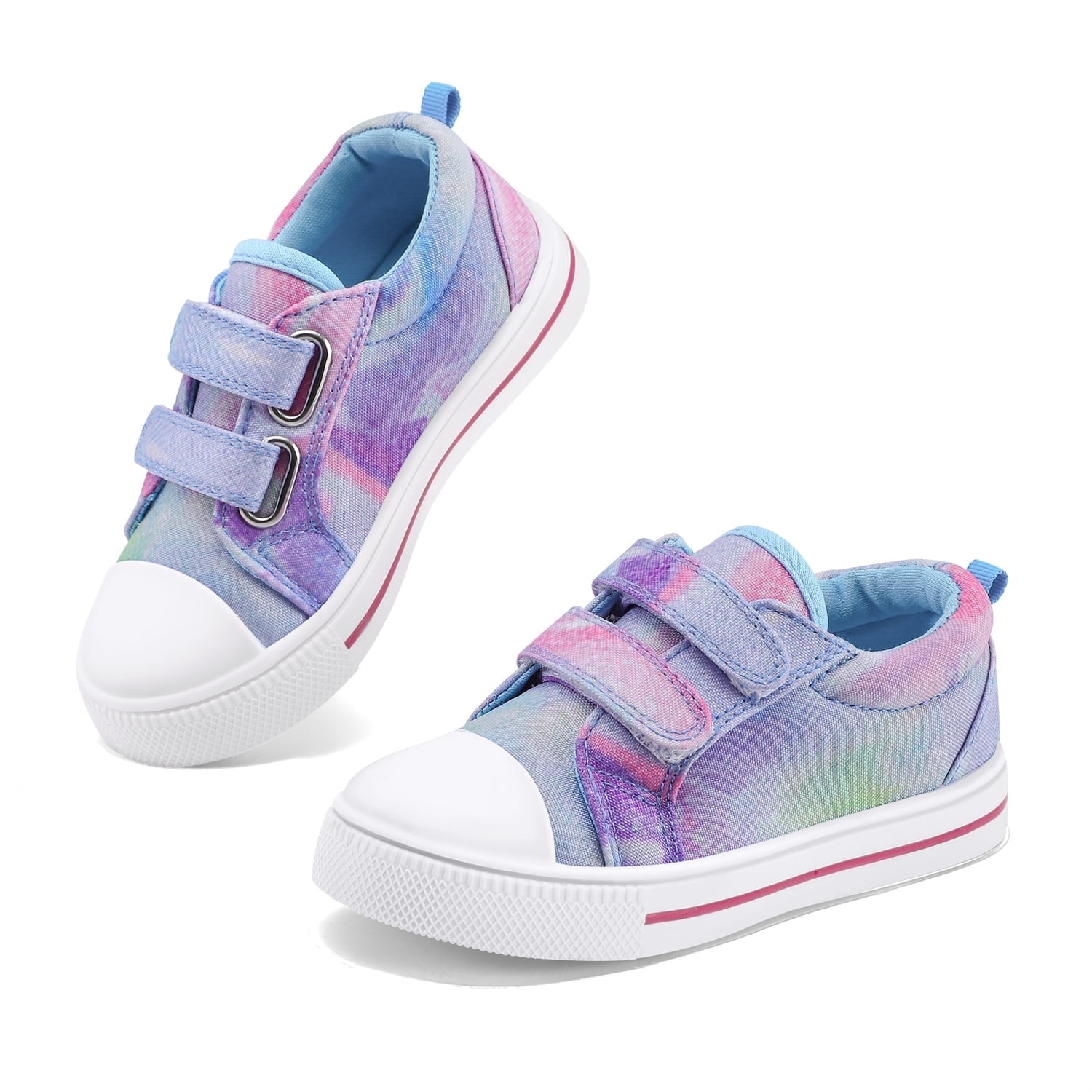 Kushyshoo Gradient Glitter Toddler Shoes Kids Sneakers with Cartoon ...