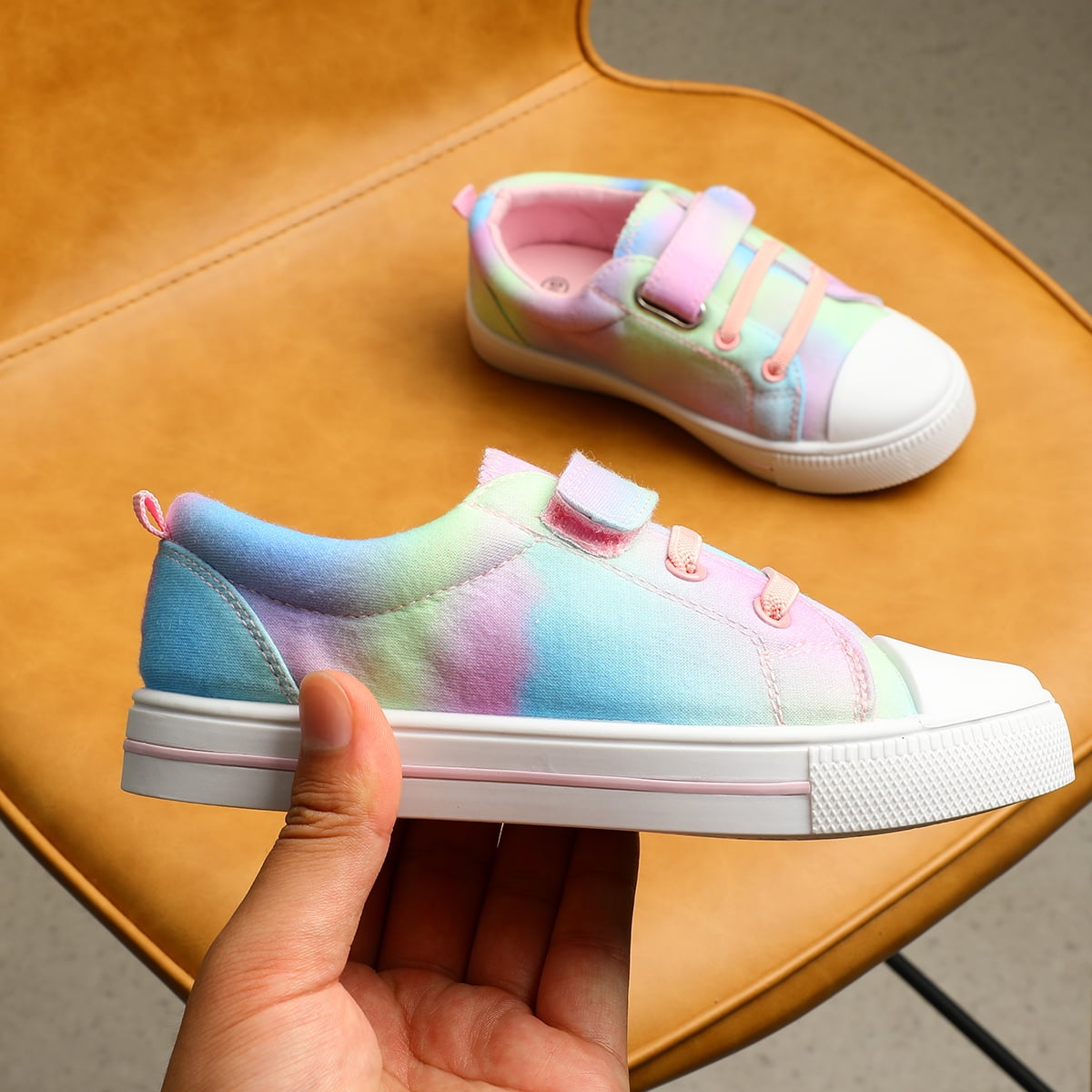Kushyshoo Kid Canvas Shoes Gradient Casual Children Sneaker Size 10 ...