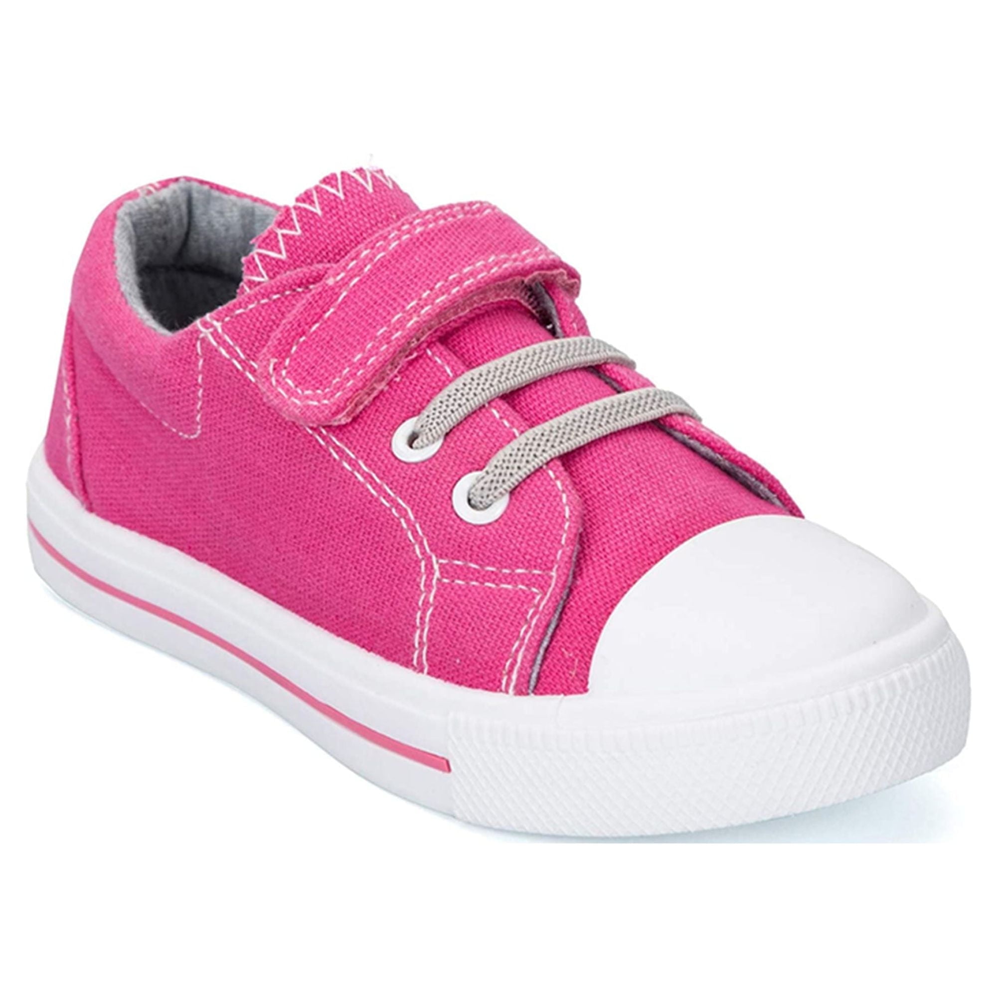 Kushyshoo Kid Canvas Shoes Pink Casual Children Sneaker Size 11 Little ...