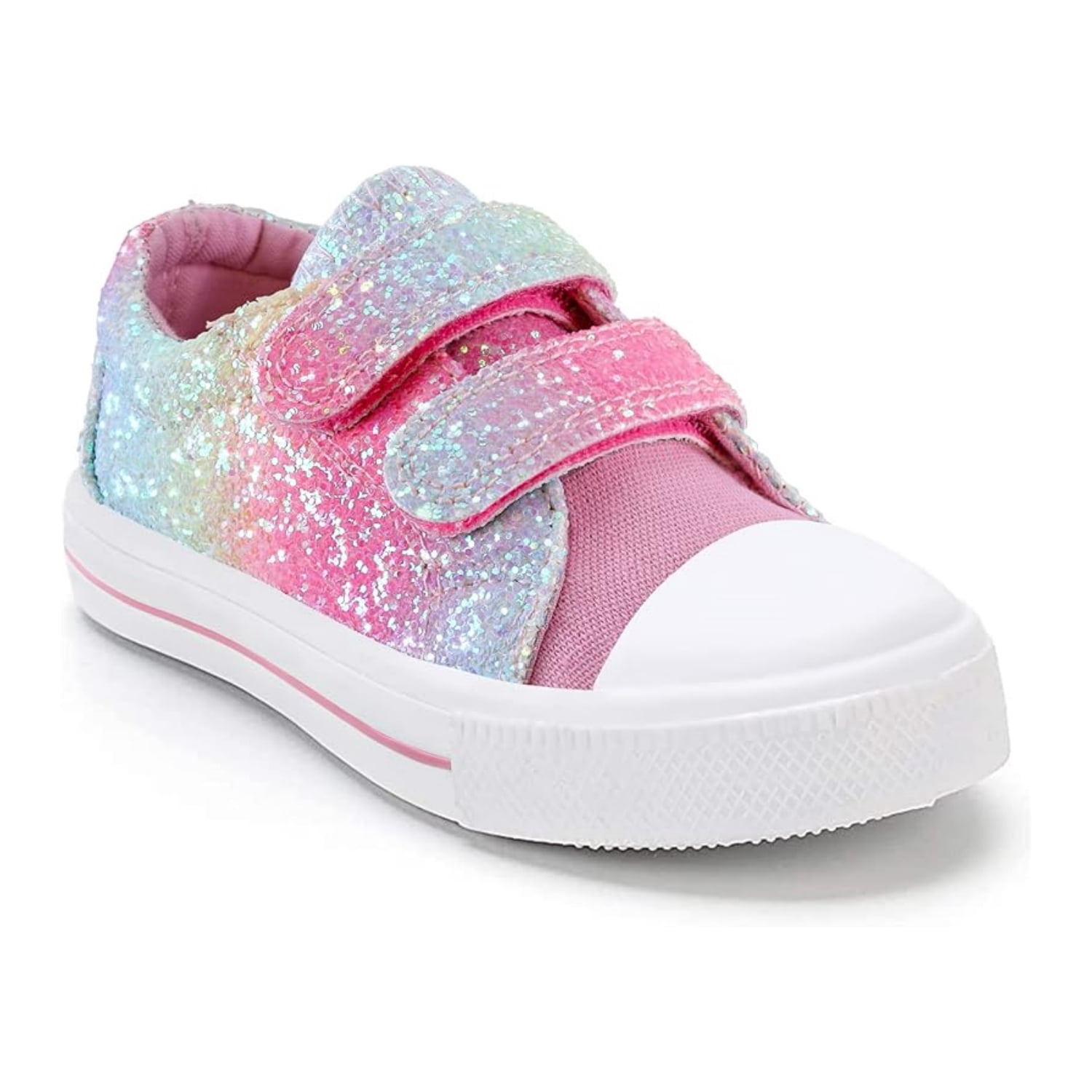 Kushyshoo Kids Canvas Shoes Colorful Glitter Children Sneaker Toddler ...