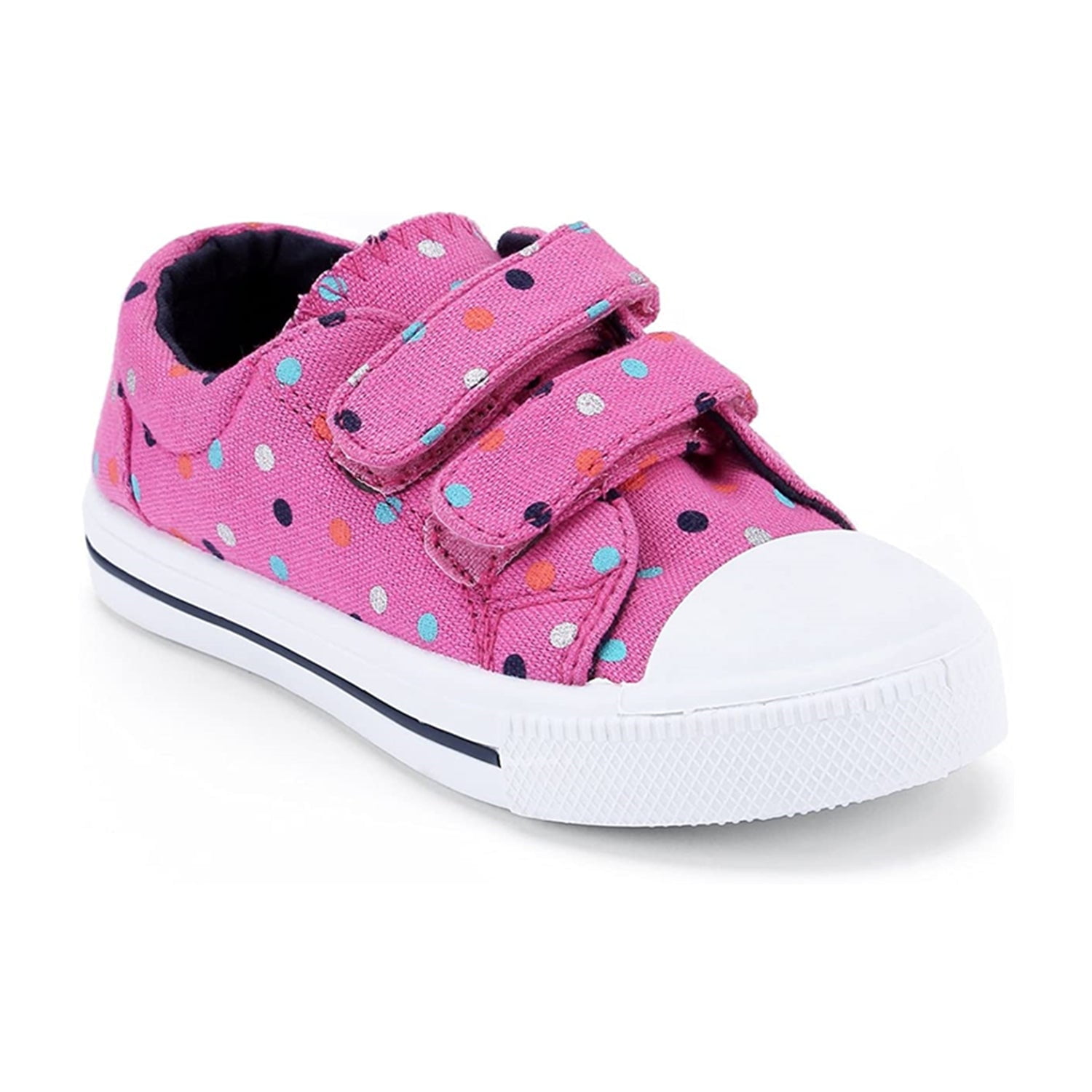 Kushyshoo Kids Pink Dots Canvas Shoe Size 8 (Todder Girl) - Walmart.com