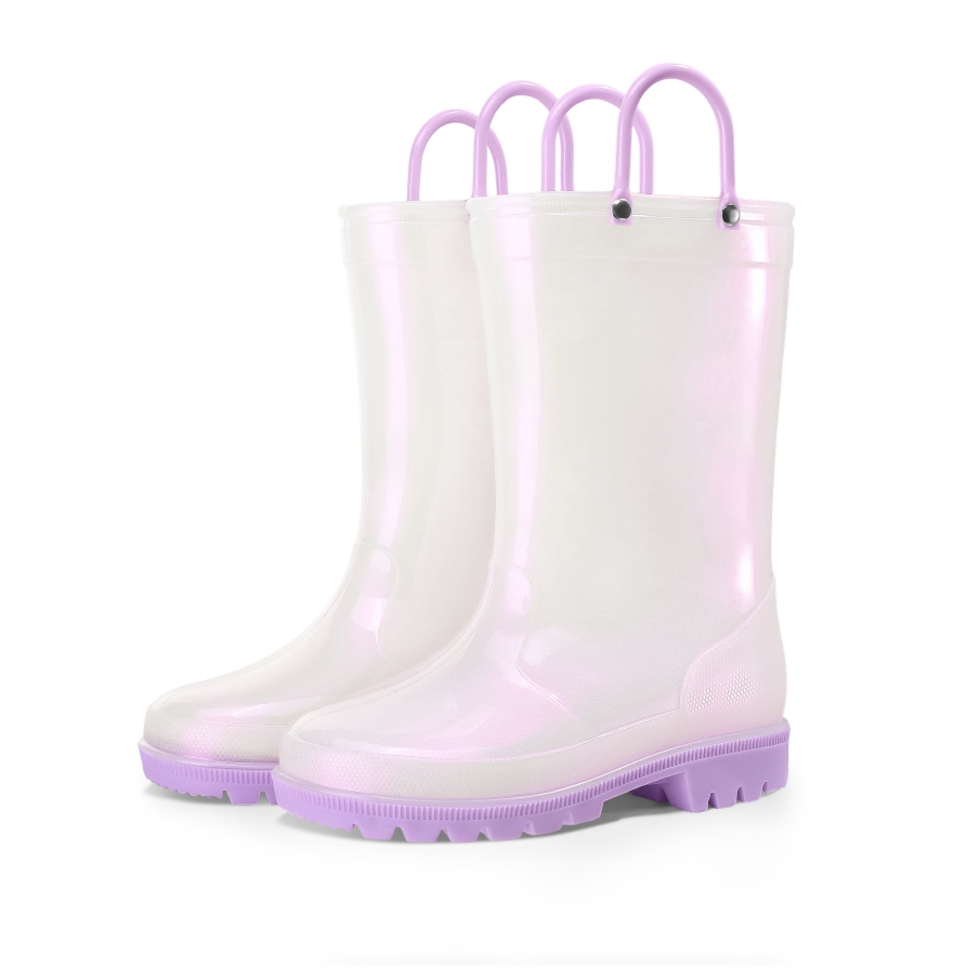 Kushyshoo, Kids Rain Boots, Size 5, Waterproof with Easy-On Handles ...