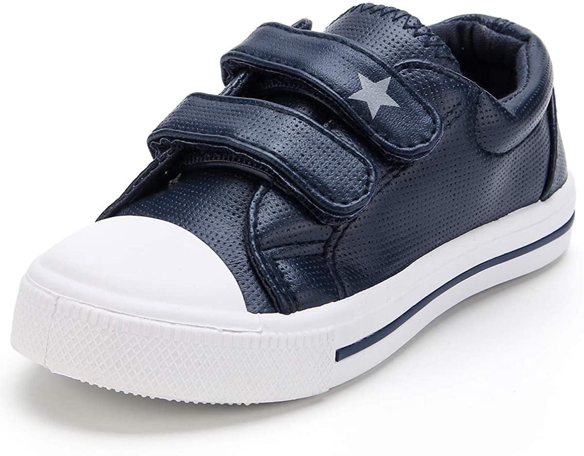 Kushyshoo Kids Sneakers Children Solid Navy Toddler Boys Casual Shoes ...