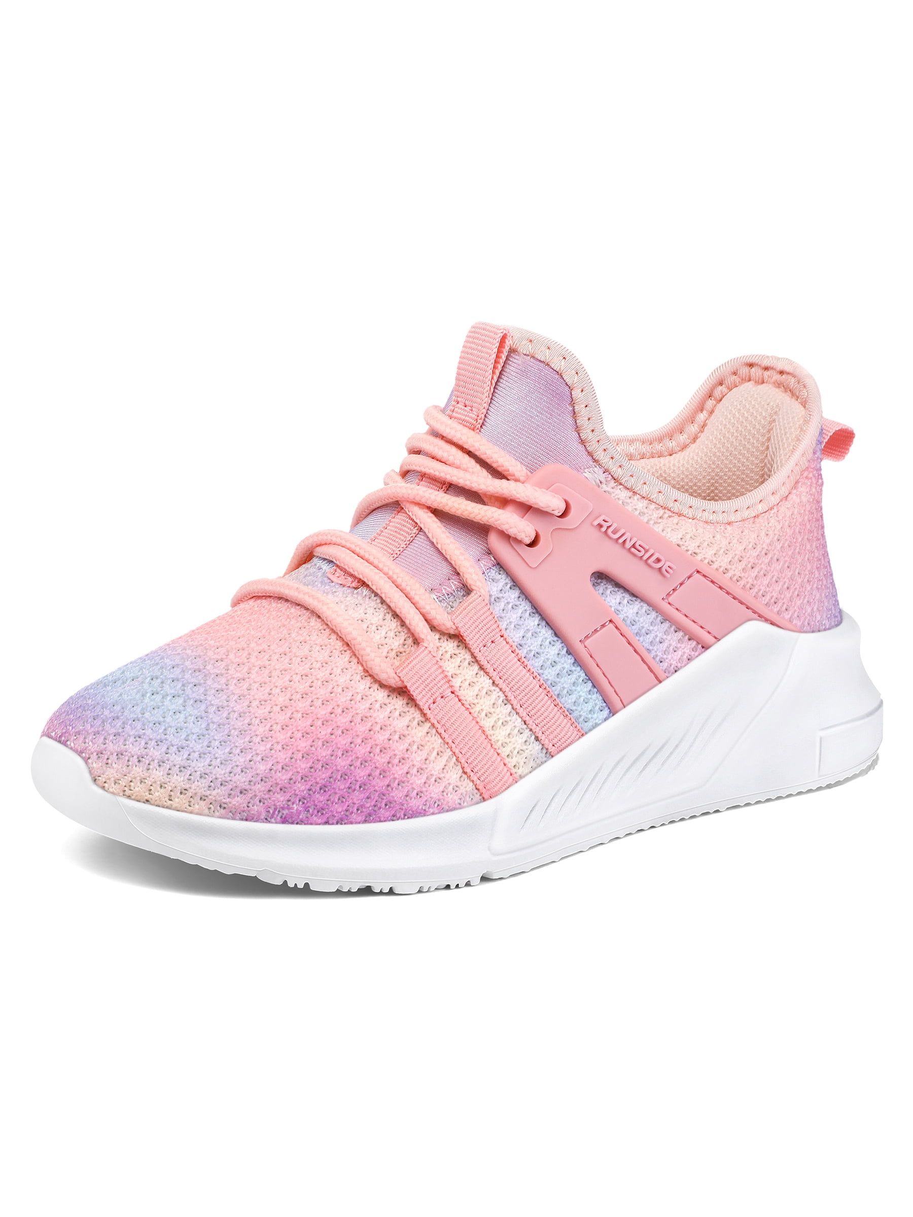 Kushyshoo Kids Sneakers Gradient Pink Running Tennis Athletic Shoes for ...