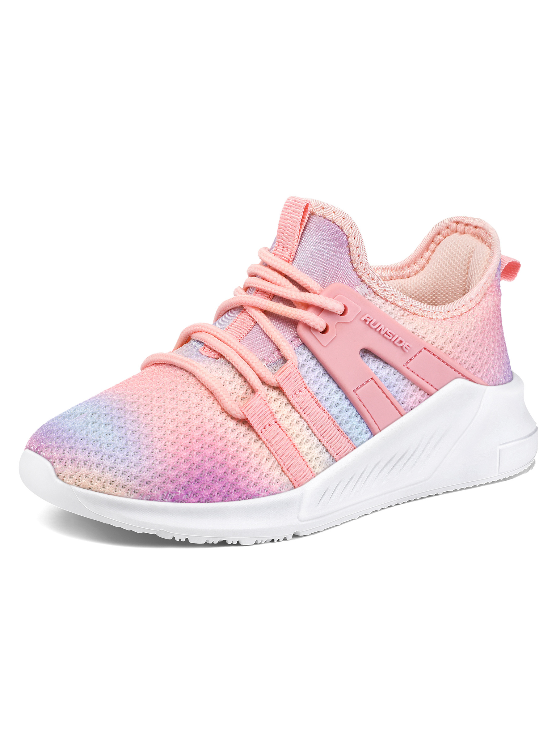 Kushyshoo Kids Sneakers Gradient Pink Running Tennis Athletic Shoes for ...