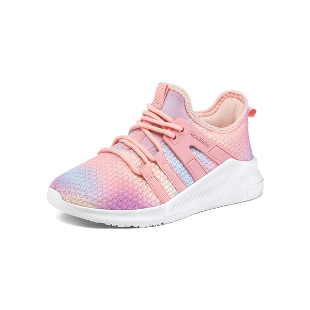 Kushyshoo Kids Sneakers Gradient Pink Running Tennis Athletic Shoes for ...