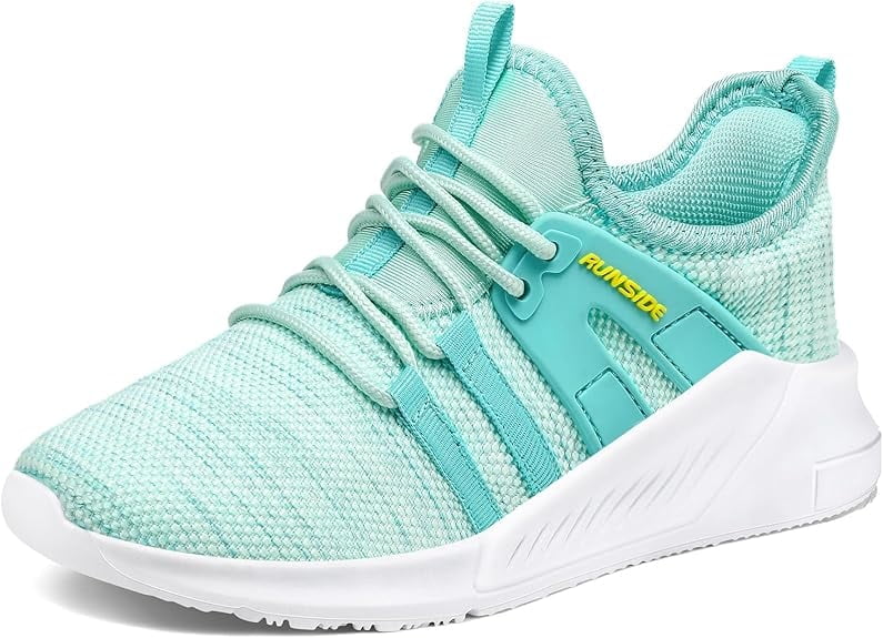 Kushyshoo Kids Sneakers Light Grass Green Running Tennis Athletic Shoes ...