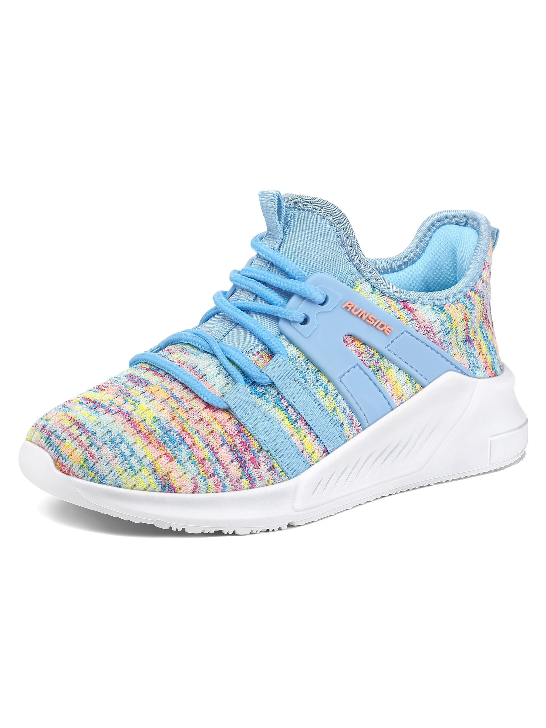 Kushyshoo Kids Sneakers Rainbow Blue Running Tennis Athletic Shoes for ...