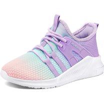 Kushyshoo Kids Sneakers Gradient Purple Running Tennis Athletic Shoes ...