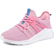 Avia Little and Big Girls Running Sneakers with Bungee Laces - Walmart.com