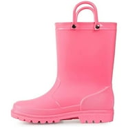 Girls' Basic Colorblock Rain Boot - Walmart.com