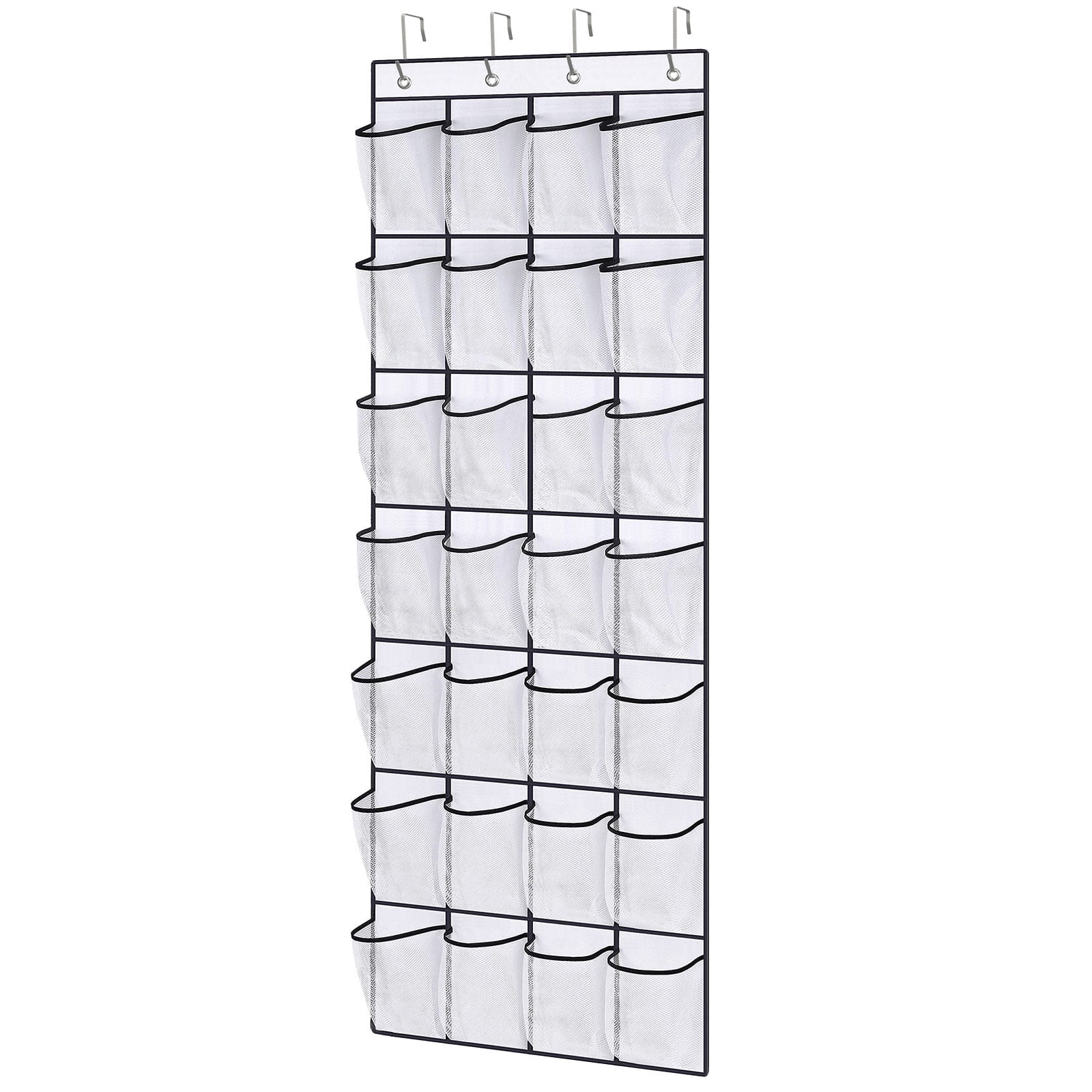 Kusmil Over the Door Shoe Organizer, 28 Large Pockets Hanging Shoe ...