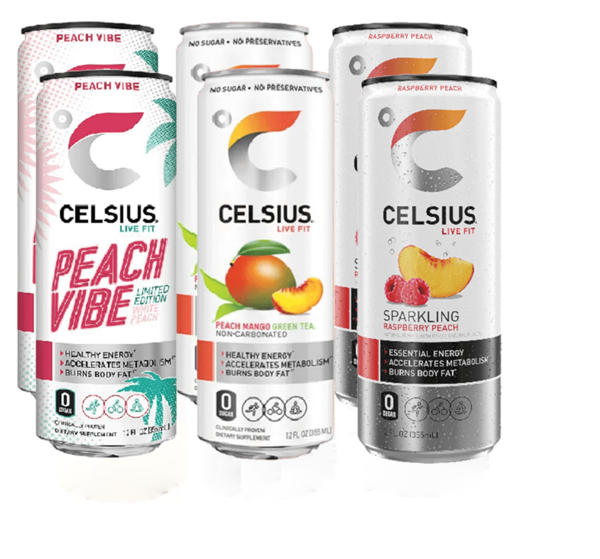CELSIUS Sparkling Functional Essential Energy Drink with Variety of ...