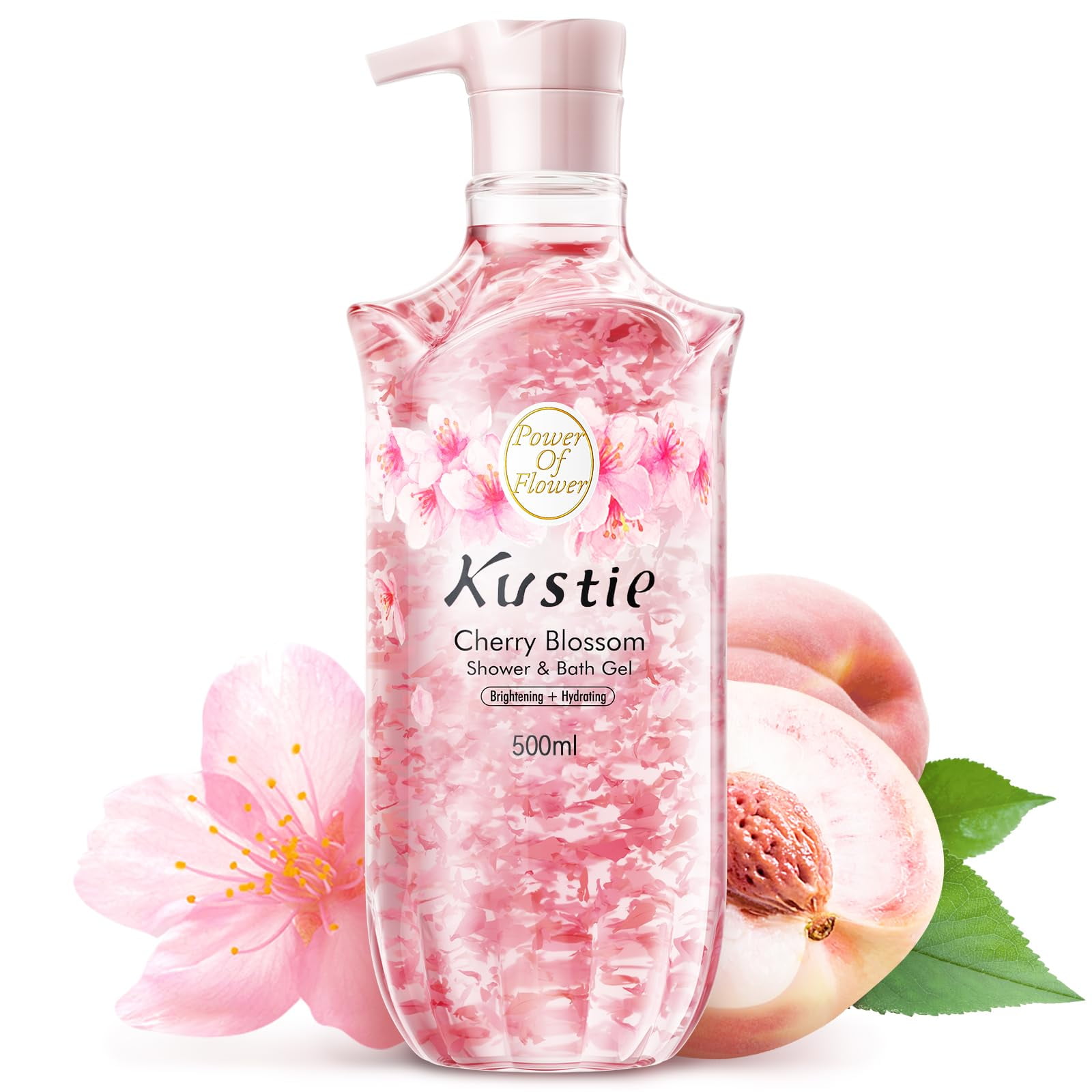Kustie Cherry Blossom Body MZF22 Wash for Women & Petals & Essential ...