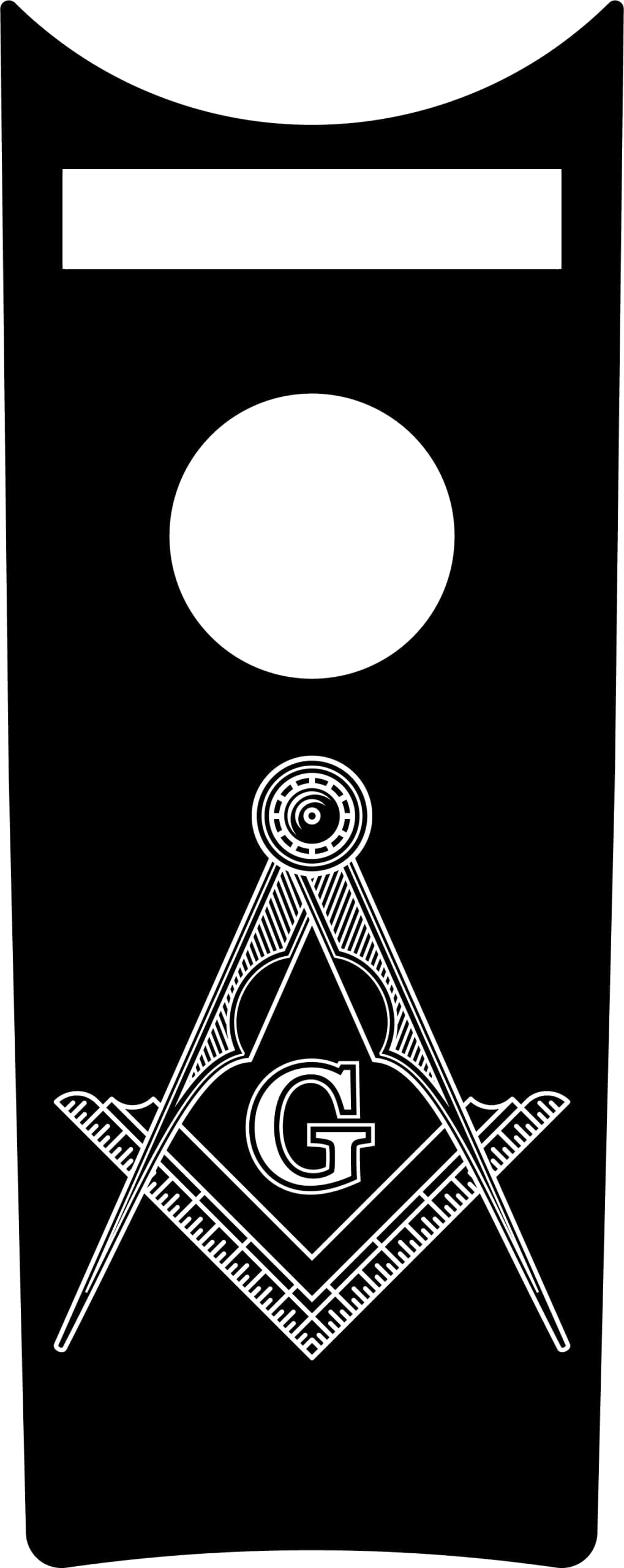 Kustom Cycle Parts Aftermarket Masonic Plastic Dash Panel Console ...