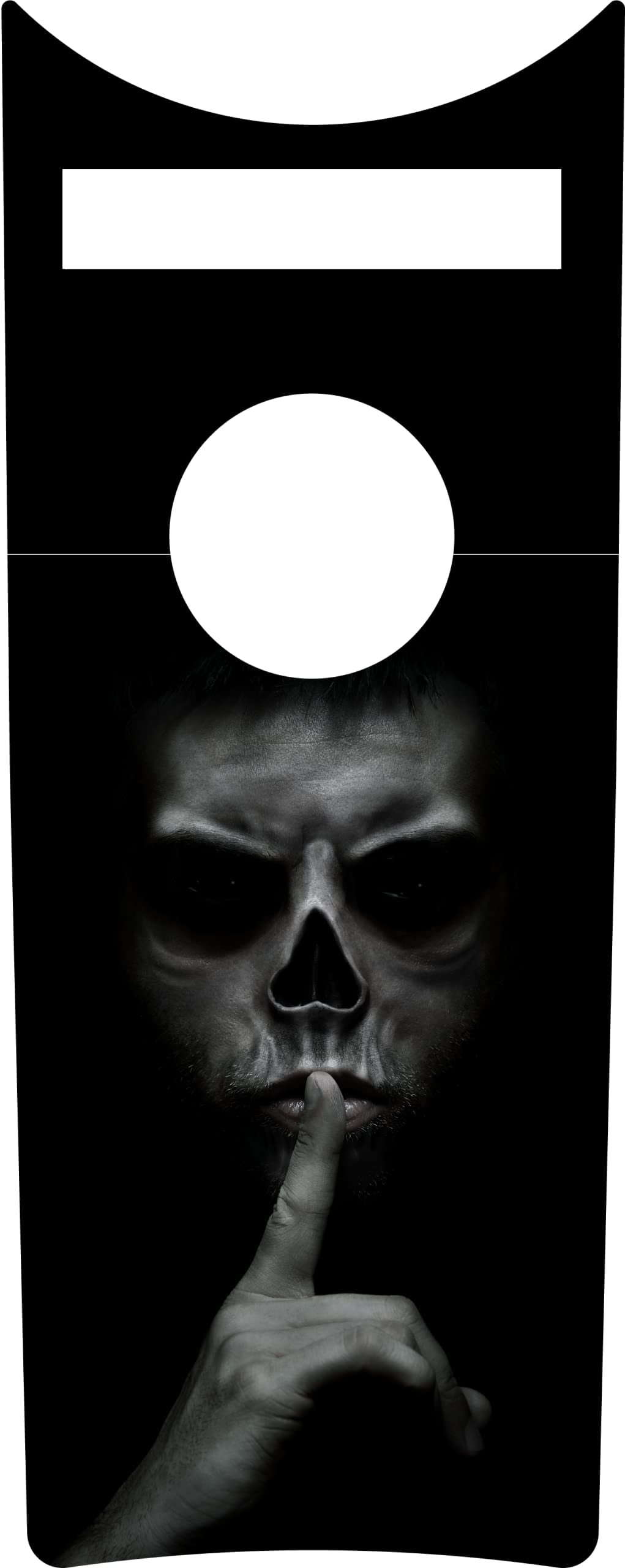 Kustom Cycle Parts Aftermarket Shhh Quiet Skull Plastic Dash Panel ...