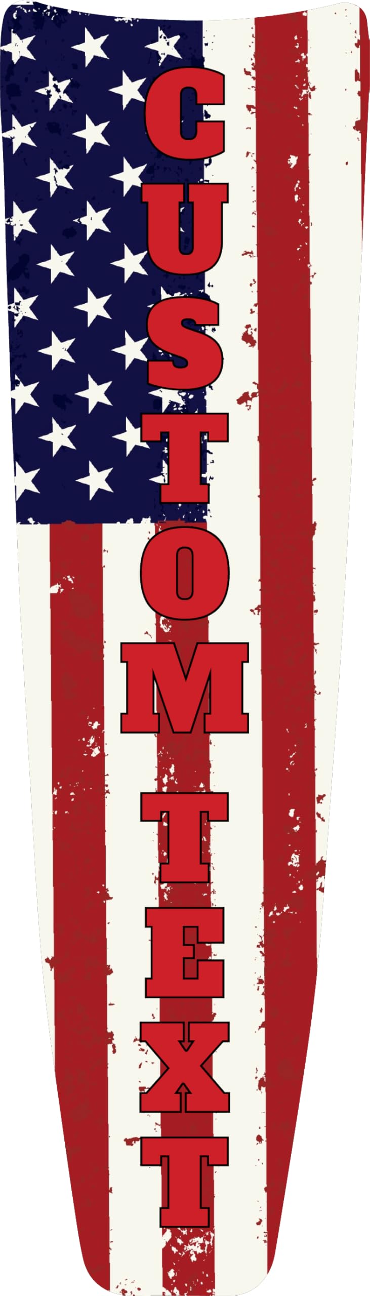 Kustom Cycle Parts American Flag Plastic Dash Panel Console Insert! Compatible with 2024+ Harley ...