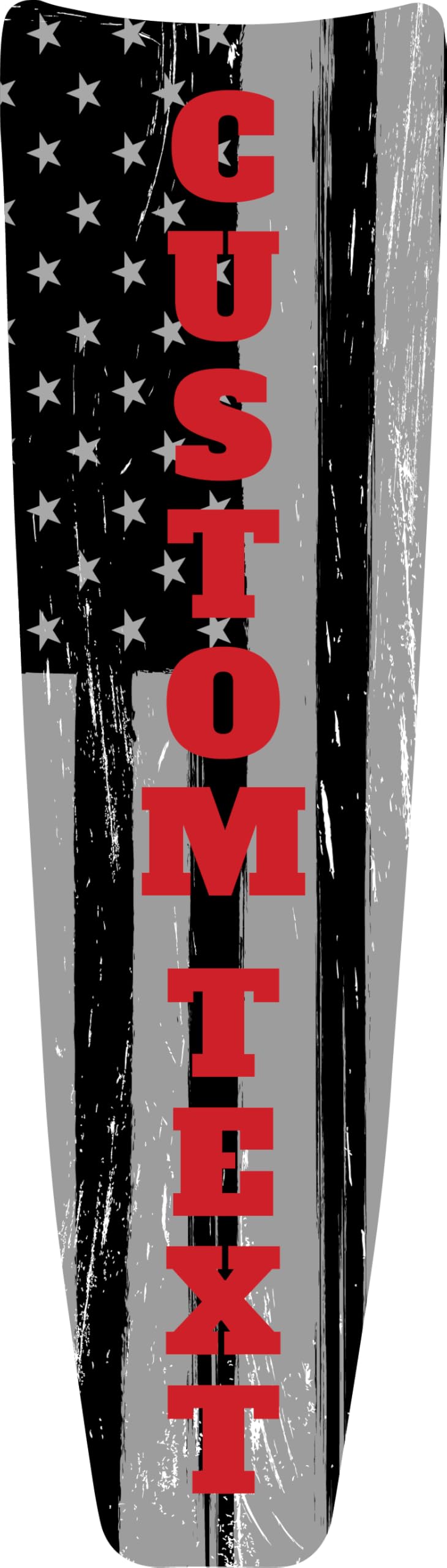 Kustom Cycle Parts Black and Grey American Flag Plastic Dash Panel Console Insert! Compatible ...