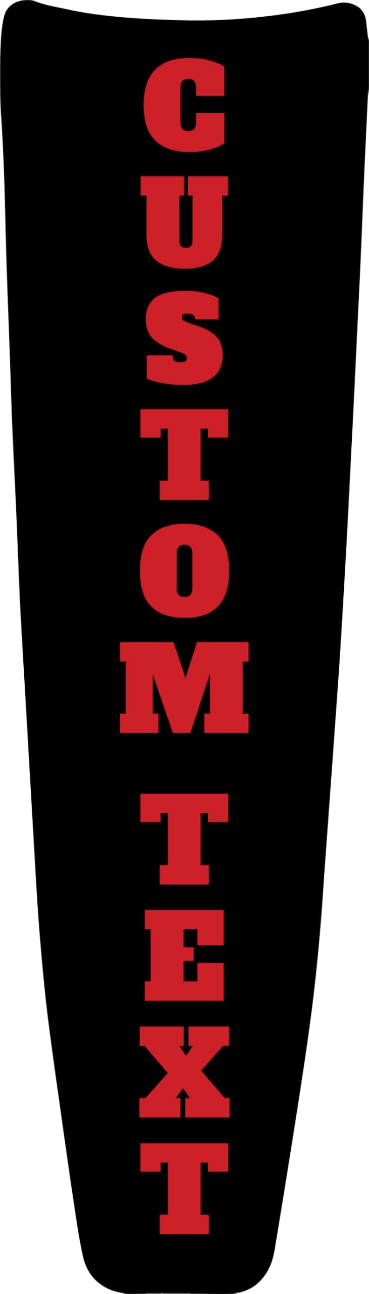 Kustom Cycle Parts Custom Text Plastic Dash Panel Console Insert ...