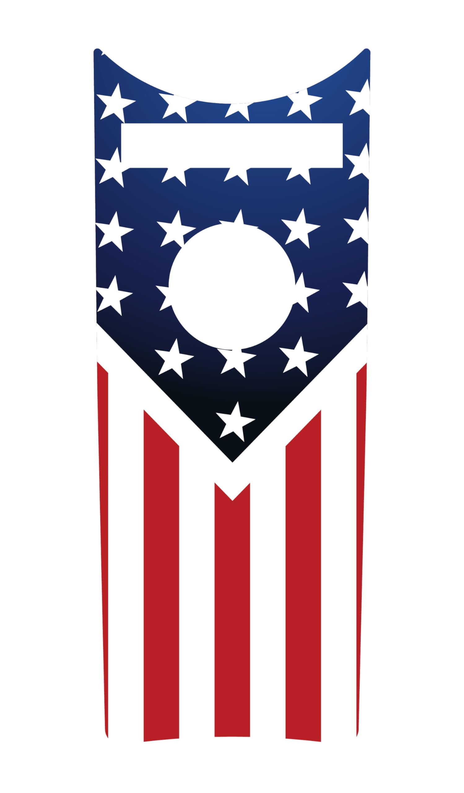 Kustom Cycle Parts Stars and Stripes American Flag Dash Panel Console Insert! Compatible with ...