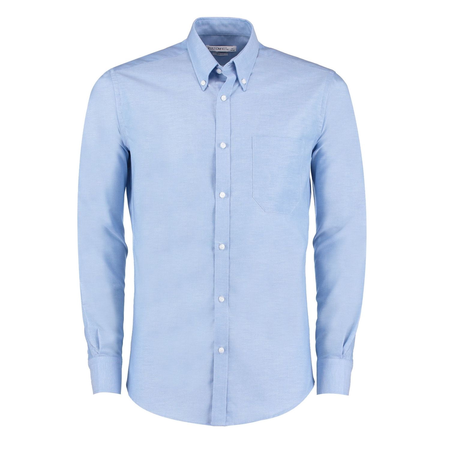 Kustom Kit Mens Oxford Slim Work Formal Shirt - Walmart.com
