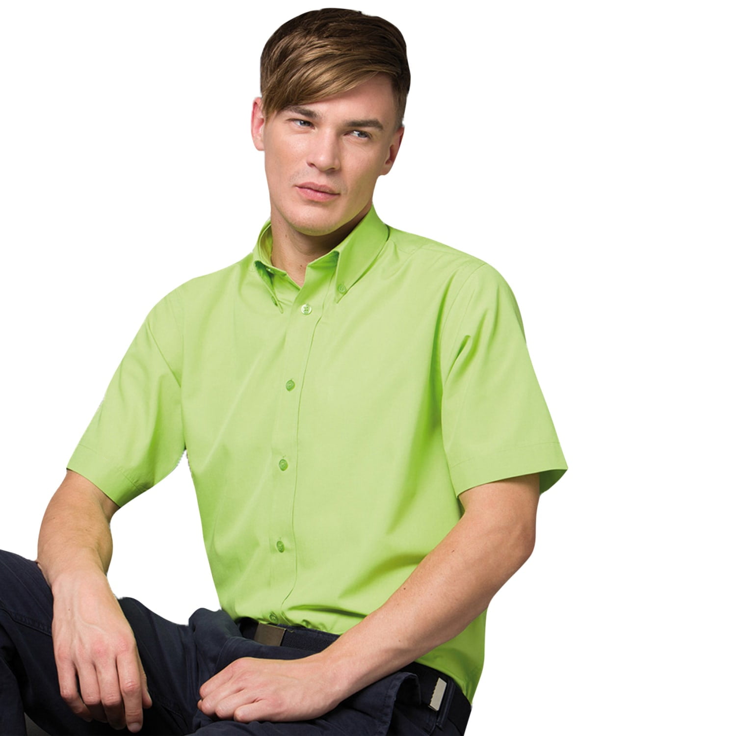 Kustom Kit Mens Workforce Short Sleeve Shirt / Mens Workwear Shirt ...