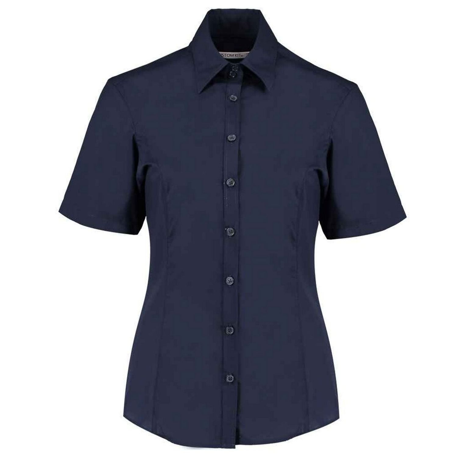 Kustom Kit Womens Short Sleeve Business/Work Shirt - Walmart.com