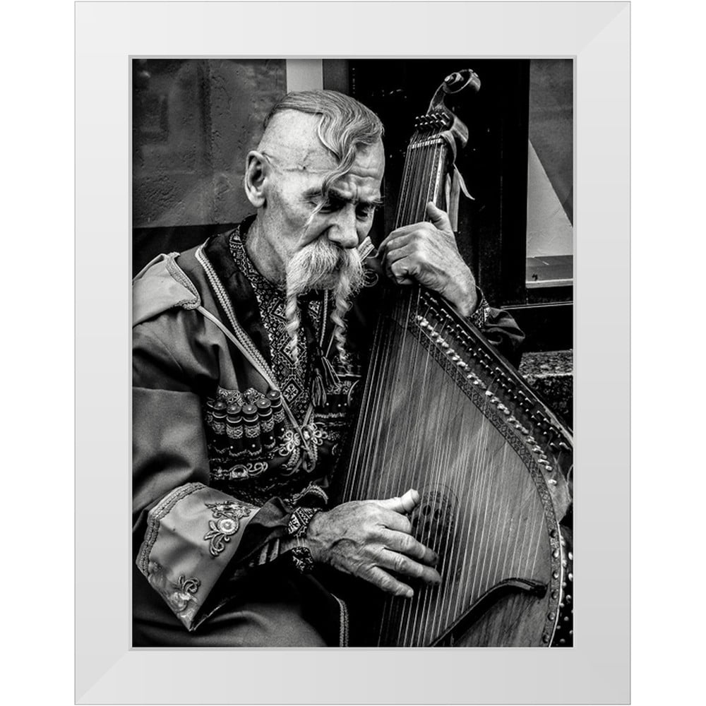 Kustom Shots, Dave 15x18 White Modern Wood Framed Museum Art Print ...