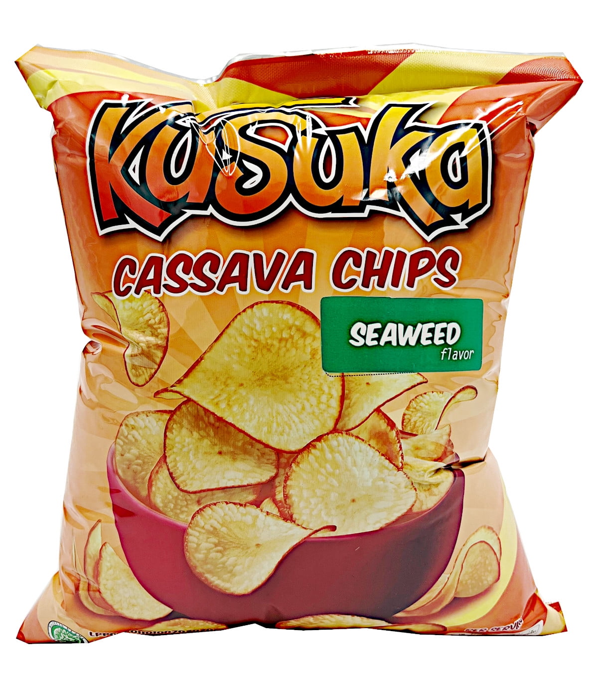 Kusuka Seaweed Cassava Chips Pack of 3 - Walmart.com