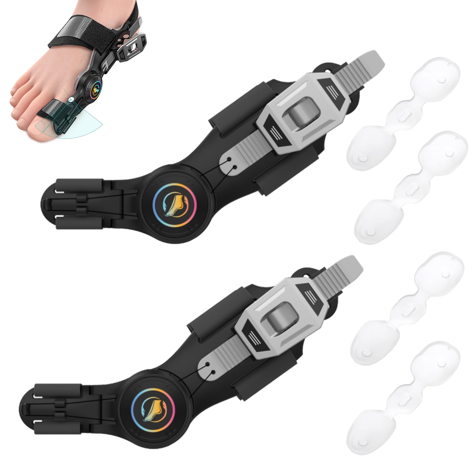 Kutain Bunion Corrector, 2 Pack Adjustable Orthopedic Support Brace ...